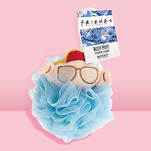 MAD BEAUTY Modern Friends TV Show Turkey Body Puff, Warner Bros, 90s Throwback, Thanksgiving, Body Puff for Delightful Nostalgic Shower Time, Lather