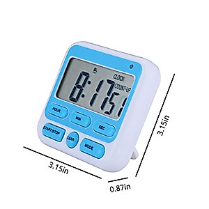 Tuffinix Digital Kitchen Countdown Timer - 24 Hours Large Display Count Up Down Timer Clock with Alarm Magnetic for Cooking Classroom Activity Yoga and Study.
