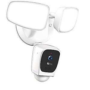 Floodlight Camera by elint, 1080p, No Subscription, Flood Light Camera Outdoor with Free 64GB Card, 3000 lm Brightness, Weatherproof Floodlight Camera