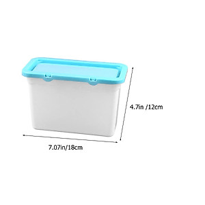 Zerodeko Laundry Pod Container with Lid 6pcs Laundry Pod Box Laundry Canister Clothes Washing Storage Canister Plastic Wrapping Boxes Laundry Container Laundry Beads Case Laundry Holder