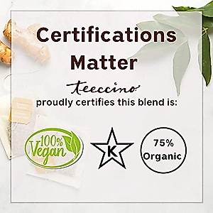 Teeccino Vanilla Nut Chicory Coffee Alternative - Ground Herbal Coffee That’s Prebiotic, Caffeine Free & Acid Free, Medium Roast, 11 Ounce