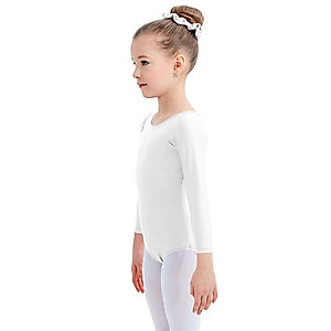 speerise Girls Long Sleeve Leotard Gymnastics Dance Leotards for Kids Dance Unitard for 3-12 Years Girls Boys
