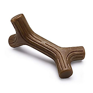 Benebone Bacon Stick Durable Dog Chew Toy for Aggressive Chewers, Real Bacon, Made in USA, Giant