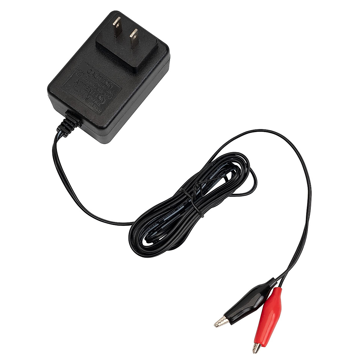 Battery Charger, 12V 1A Portable Lead Acid Battery Smart Charger With Alligator Clips