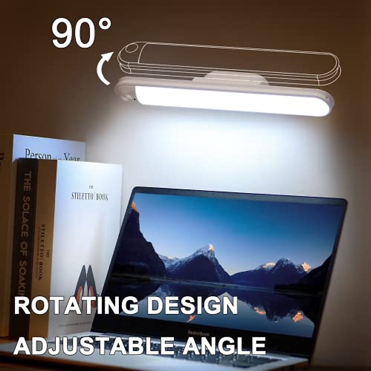 Bunk Bed Lights, 3 Colors 2400mAh 6W, Dimmable Touch 30 Led Light Bar with Remote Stick on Night Lamp for Kids, Wall Reading, Headboard, Bedroom, Rechargeable Under Cabinet Lighting