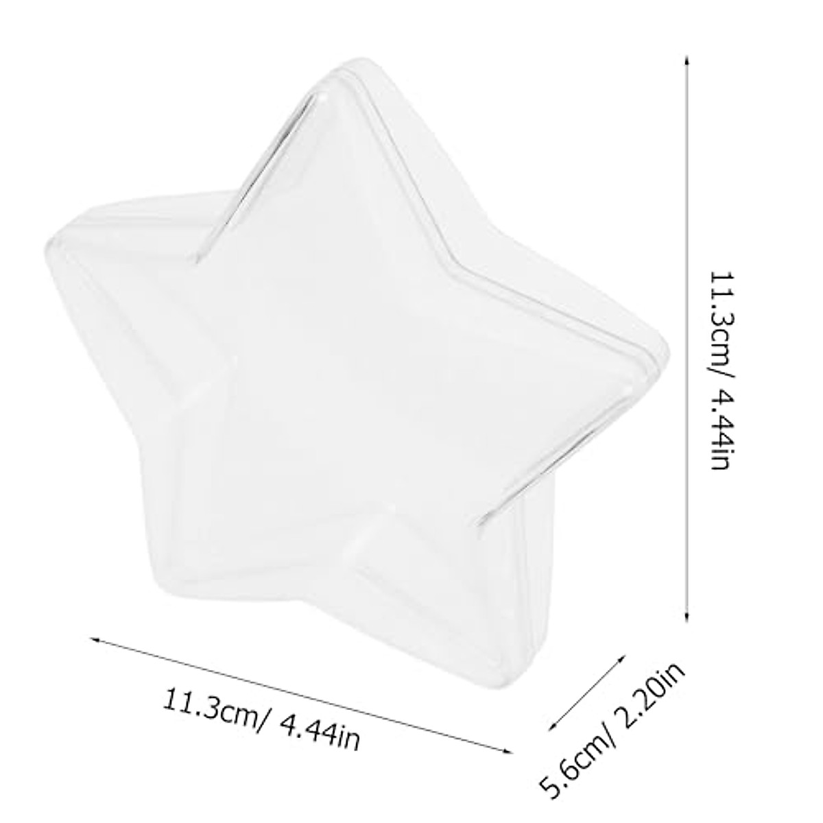 NUOBESTY Storage Case Clear Boxes Storage Container Lids Clear Beads Containers Bead Storage Mini Bead Boxes Clear Organizer Bins Bead Organizer Storage Manicure Accessories Stackable White