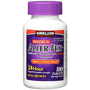 Kirkland Signature Aller-FEX, 180 Mg 180 Tablets