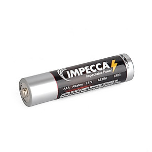 Impecca AAA Batteries High Performance Alkaline Battery Long Lasting, and Leak Resistant, LR3, Platinum Series, 16 Pack