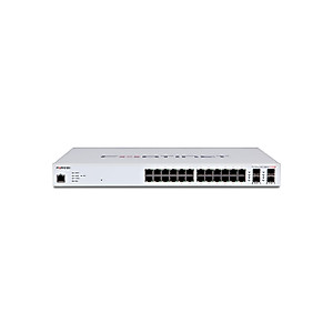 Fortinet FortiSwitch - 124F Performance L2 Switch - 24 GE, 4 SFP+, Fanless (FS-124F)