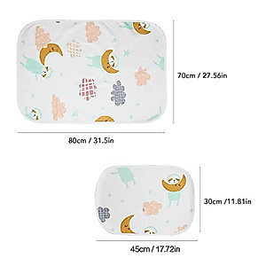 MyKazoe Waterproof Bassinet Play Yard Pad & Lap Pads - Set of 3 (Sweet Dreams)