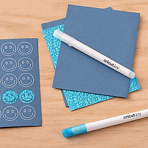Cricut Joy Metallic Markers Permanent - Medium Point (1.0mm), For Use Joy Machine, Add Sparkle to Your Crafts, Smart Labels, Drawings & Notes, Set of 3 - Gold, Silver & Copper