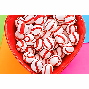 Bob's Sweet Stripes Soft Peppermint Candy, 160 Individually-Wrapped Pieces, 28 Ounce Jar