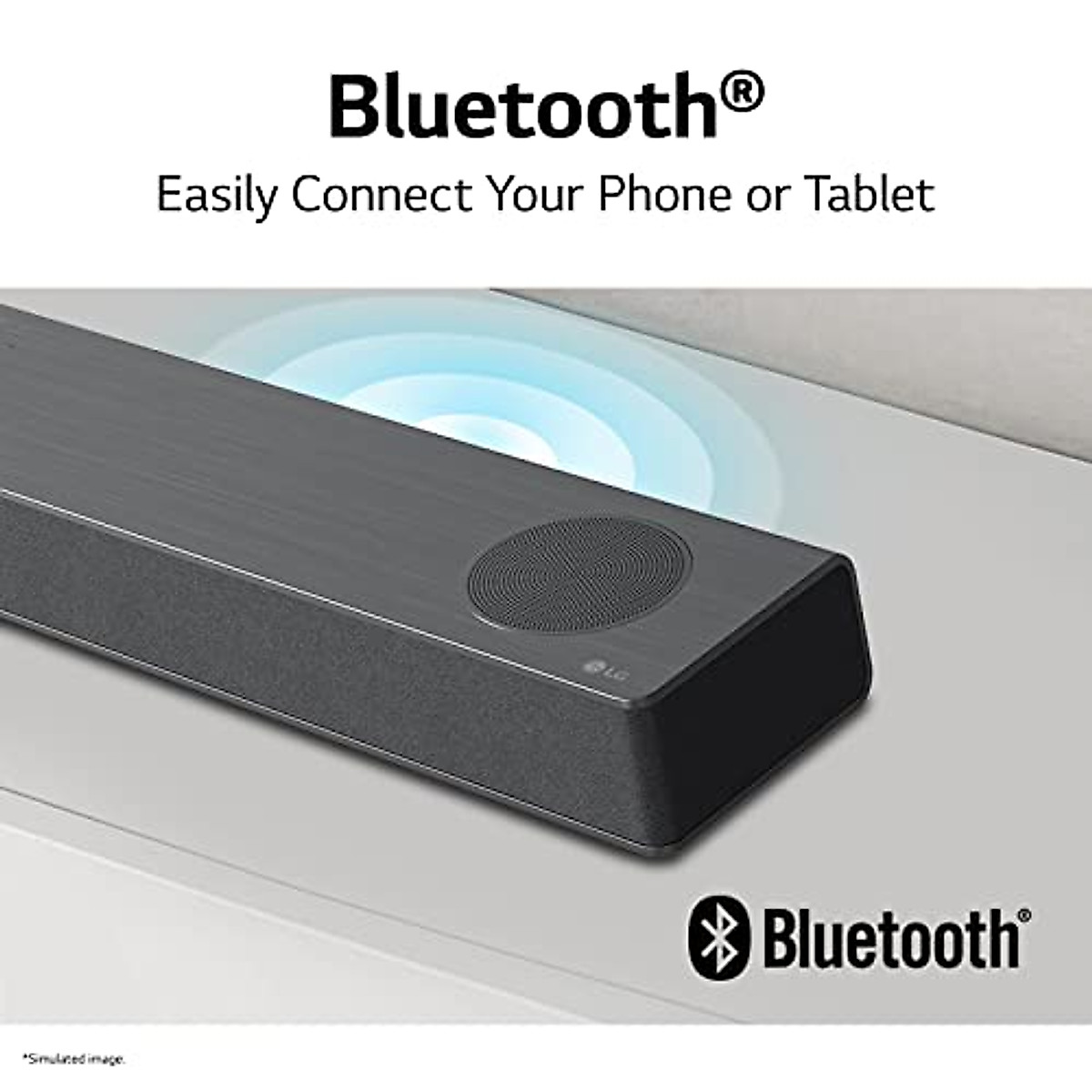 LG S80QY 3.1.3ch Sound bar with Center Up-Firing, Dolby Atmos DTS:X, Works with Airplay2, Spotify HiFi, Alexa, High-Res Audio, IMAX Enhanced, Synergy TV, Meridian, HDMI eARC, 4K Pass Thru,Black