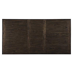 Signature Design by Ashley Rokane Rustic Farmhouse Dining Room Extension Table, Seats up to 8, Brown