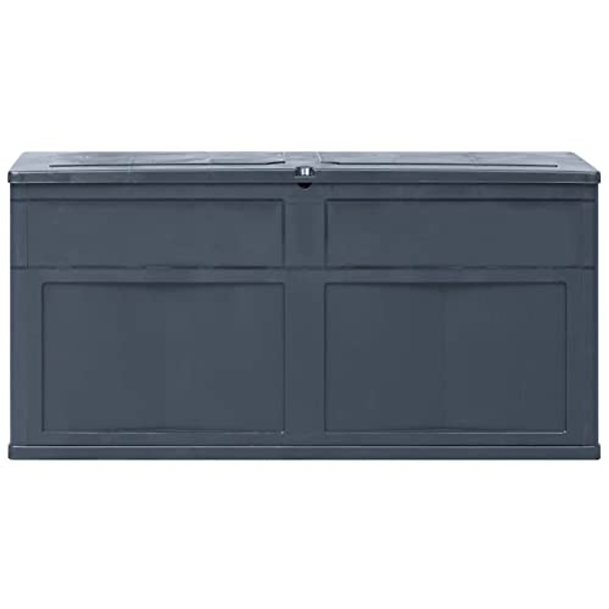 Festnight Patio Storage Box Outdoor Deck Box Garden Storage for Patio Furniture, Garden Tools and Pool Toys 84.5 gal Black
