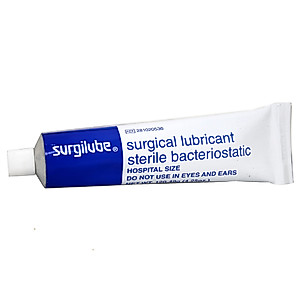 Surgilube Surgical Lubricant Sterile Bacteriostatic Jelly - 4.25 Ounces Each (Value Pack of 4)