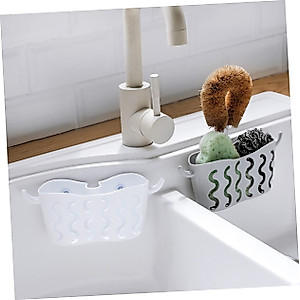 DOITOOL Sink Drain Rack Basket, Grey, Plastic, Polypropylene, 150