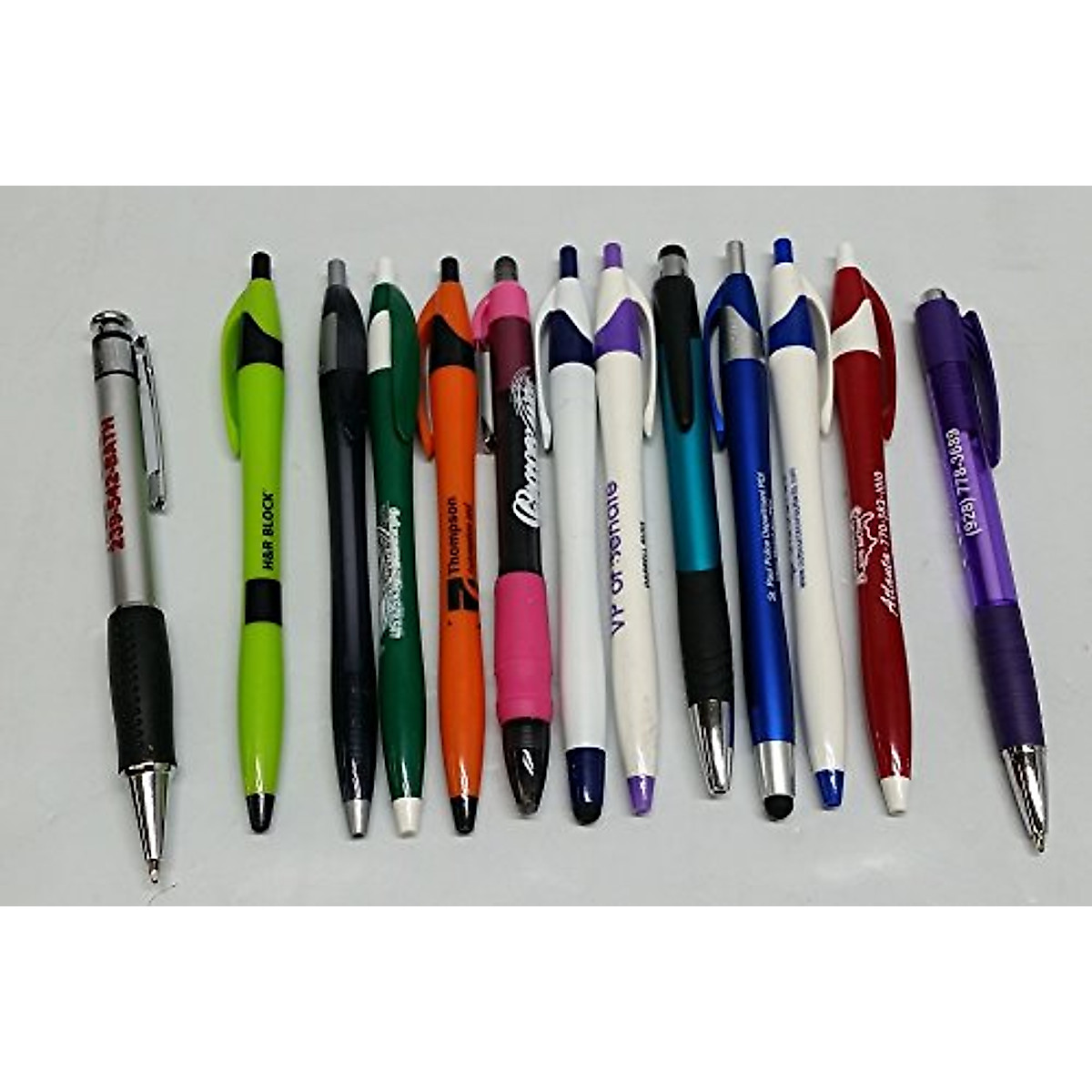 DG Collection (5lb Box Approx. 200-250 pens) Assorted Retractable Ballpoint Pens Office Ink Pen Supplies Big Bulk Lot