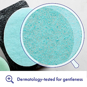 Buf-Puf Body Sponge, Bath Sponge, Dermatologist Developed, Cleanses Skin of Dirt, and Excess Oil, Reusable, Exfoliating, 1 Count