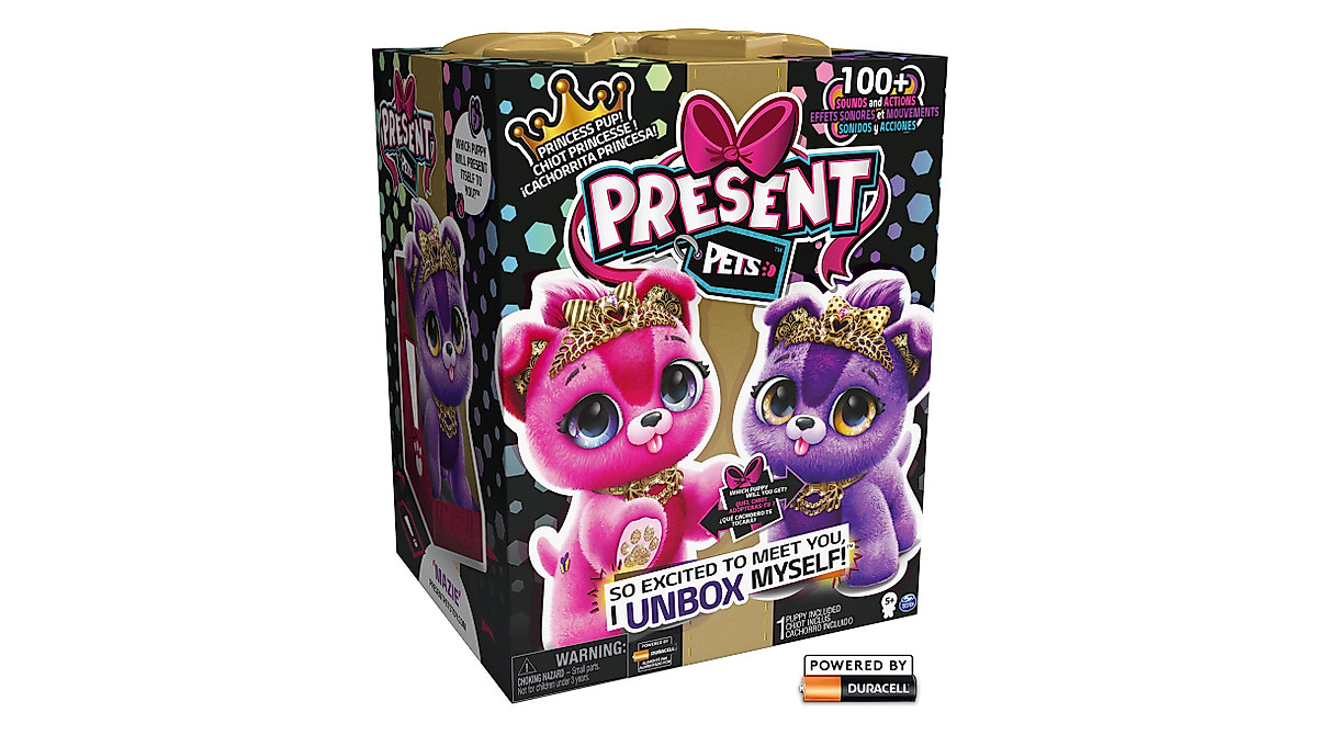 Present Pets Princess Puppy - Interactive Plush Toy
