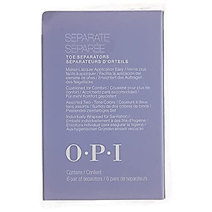 OPI Toe Separators, Pedicure Essentials, 6 Count