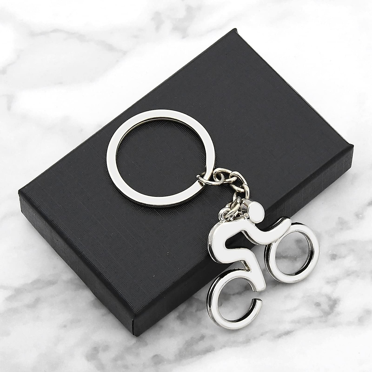 Bike lovers gifts Keychain Cycling gift bicycle Inspirational Keychain for Chain Bicycle Race Souvenir funny biker gift