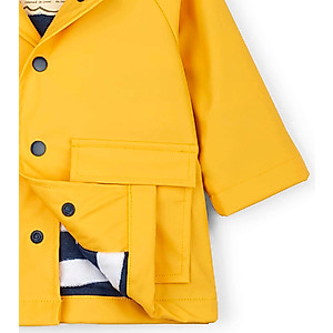 Hatley Baby Boys Printed Raincoats, Yellow, 9-12 Months