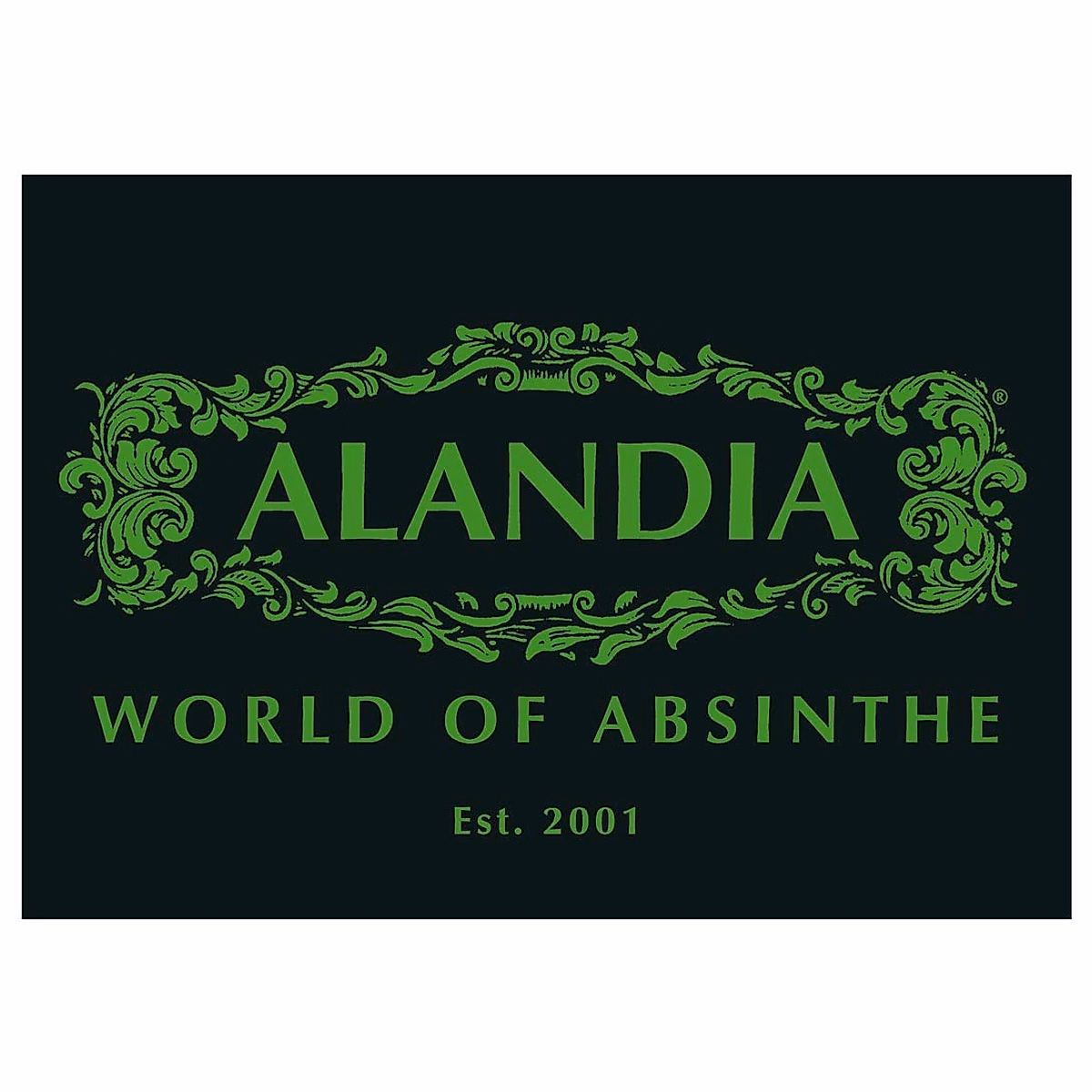 ALANDIA Original Absinthe Glasses Set of 4 | With Reservoir | Mouthblown Glass (not pressed)