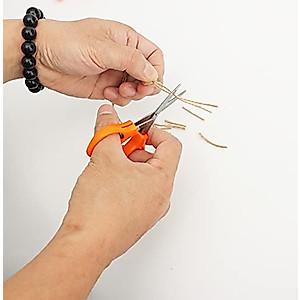 30 Pcs Mini Folding Travel Pocket Scissors for Home and Travel (Orange)