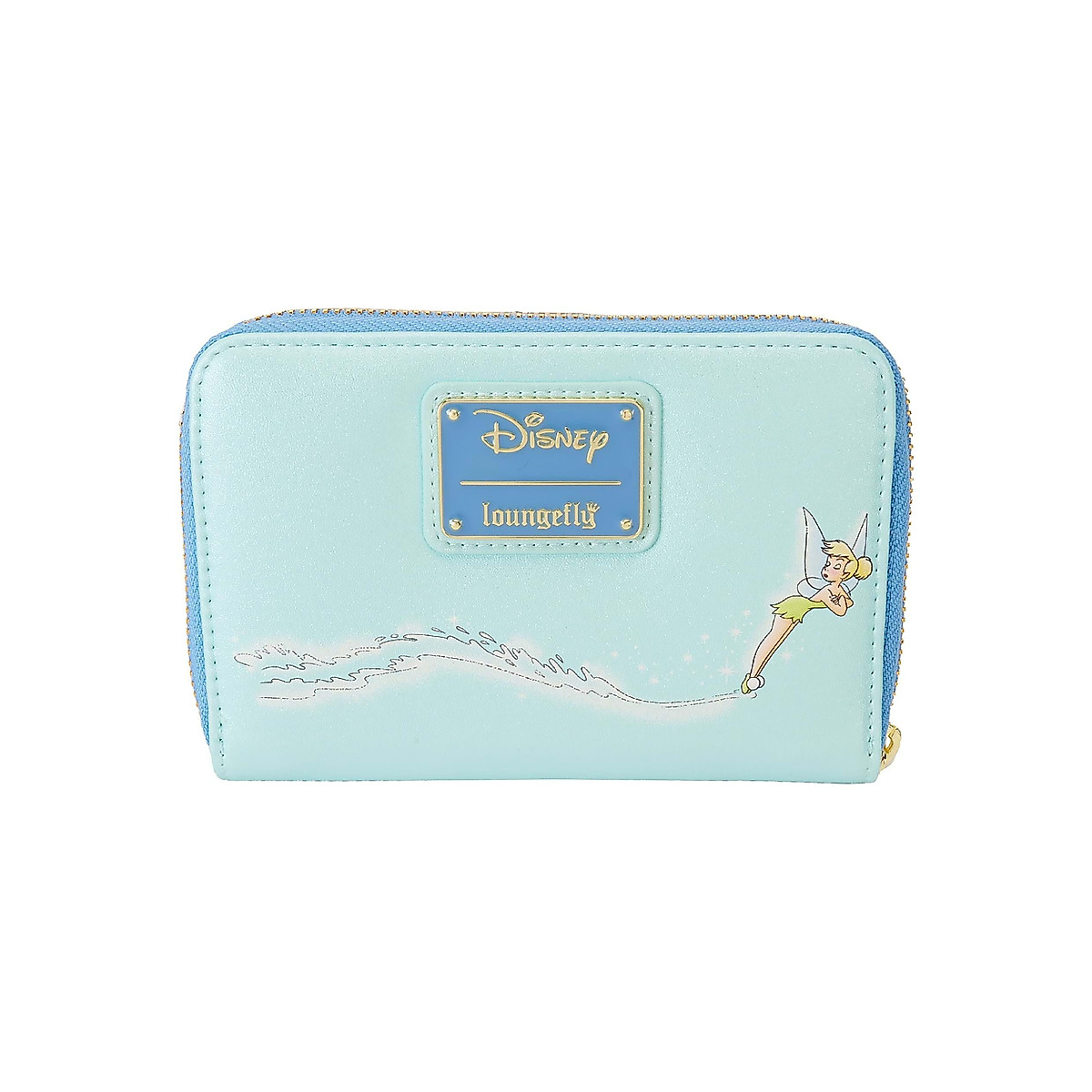Loungefly Peter Pan You Can Fly Glow Zip Around Wallet Standard