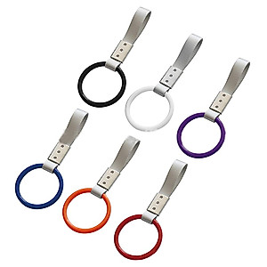Wangyihan Tsurikawa Ring Car SUV Bus Handle Strap Charm Drift Toy Bosozoku Valid (White)
