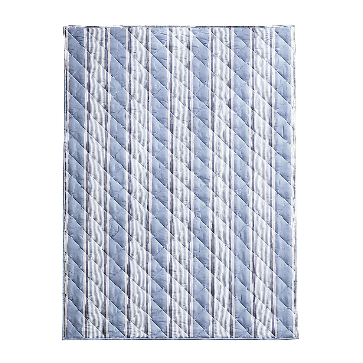 Levtex Baby - Little Sport Toddler Bed Set - Navy, Blue, Taupe, Orange - 5 Piece Set Includes Reversible Quilt 42"x57", Fitted Sheet 28"x52", Flat Sheet 45" x60in, Pillow Case 20"x26", Pillow 10"x12"