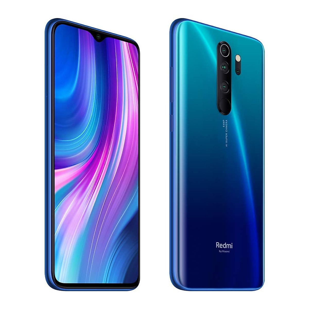 Xiaomi Redmi Note 8 Pro Smartphone, 6 GB + 64 GB, Blu (Ocean Blue)