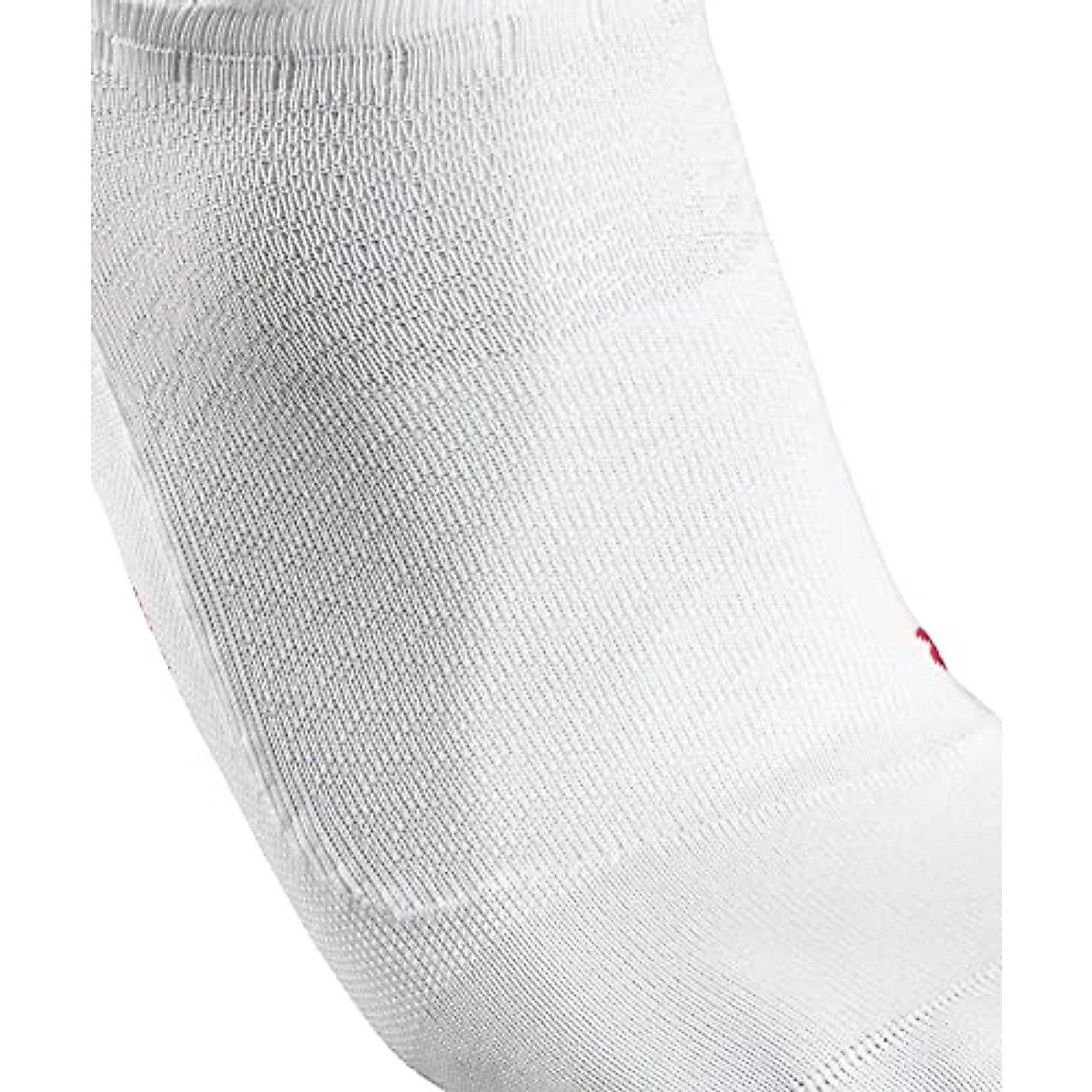 FALKE Women's RU5 Race Invisible Running Socks, No Show, Ultralight Cushion, Athletic, Breathable Quick Dry, Nylon, White (White-Mix 2020), 8-9, 1 Pair