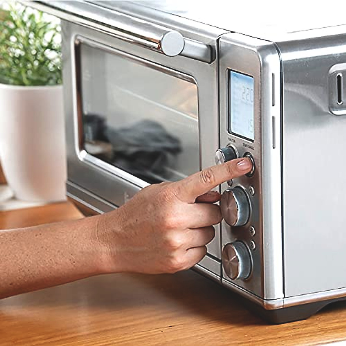 Breville Smart Oven Air Fryer Toaster Oven, Brushed Stainless Steel, BOV860BSS