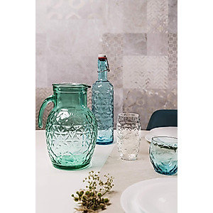 Bormioli Rocco Oriente Bottle, Set of 6, Cool Blue