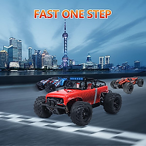 BESWIT 1:18 RC Cars, 40 KM/H Fast Off Road Remote Control Car, 4WD All Terrain High Speed RC Truck for Adult Kids