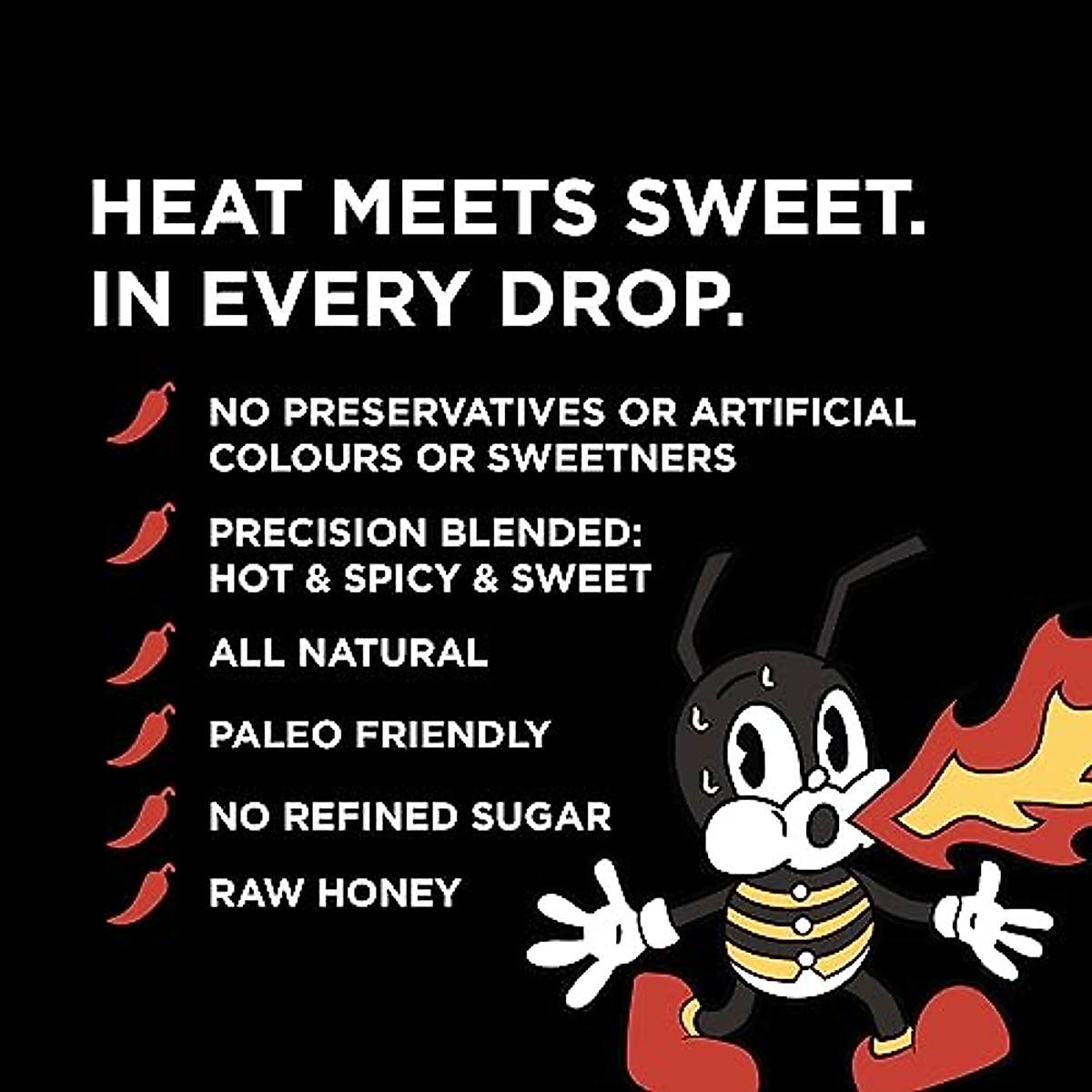 MANUKA DOCTOR - HOT HONEY - HOT & SPICY SQUEEZY Manuka Honey, 100% Pure New Zealand Honey infused with Chili Peppers for Buzzing Hot Flavor (10.58 oz)