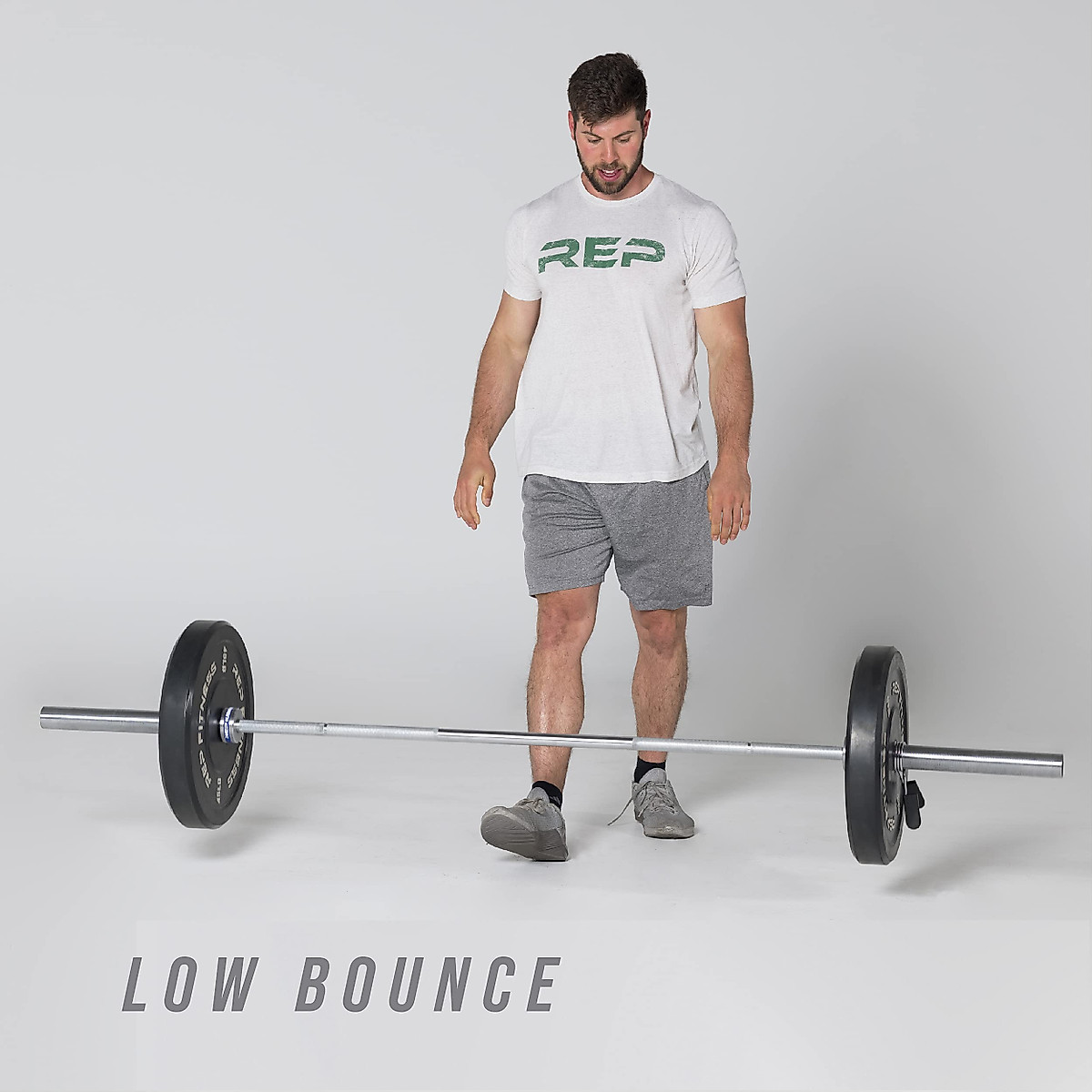 REP Bumper Plates for Strength and Conditioning Workouts and Weightlifting- 370 LB Set