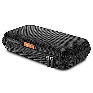 GLCON Portable Protection Hard EVA Case for External Battery,Cell Phone,GPS,Hard Drive,USB Charging Cable,Carrying Bag Mesh Inner Pocket,Zipper Enclosure,Durable Exterior,Universal Travel Pouch Bag