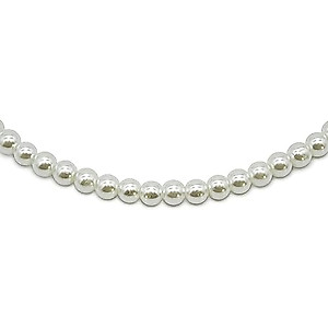 Expo International 4mm Glass Pearl Beads, Versatile Round Glass Beads, Elegant Beads for Jewelry, Bridal, and DIY Projects, Natural