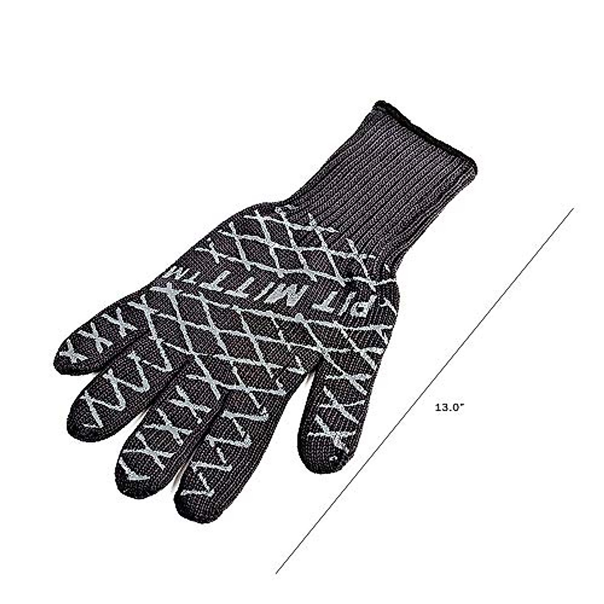 Charcoal Companion Ultimate Barbecue Pit Mitt Glove - For Grill or Oven - Measures 13" Long - CC5102.