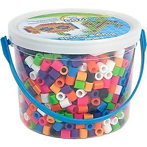 Perler 439458 BIGGIE Beads 1,200/Pkg, Assorted Colors