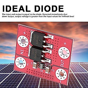 15A Solar Ideal Diode Controller Module Solar Panel Battery Charging Anti Reverse Irrigation Protection Ideal Diode for Solar Panels