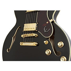 Epiphone Sheraton II PRO Gold Hardware, Ebony