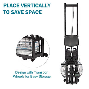 Vilobos Water Rowing Machine Sturdy Steel Frame Rower with Water Resistance Adjustable LCD Monitor for Calories Burned Sports Exercise Equipment in Home Gym