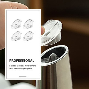 DOITOOL 4 Pcs Electric Pepper Grinder Covers Acrylic Salt Grinder Lids Pepper Mill Dust Proof Covers for Home Kitchen Supply