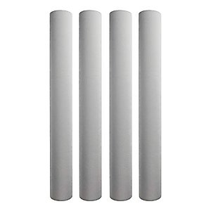 Tier1 10 Micron 20 Inch x 2.5 Inch | 4-Pack Spun Wound Polypropylene Whole House Sediment Water Filter Replacement Cartridge | Compatible with Pentek PD-10-20, Hydronix SDC-25-2010, Home Water Filter