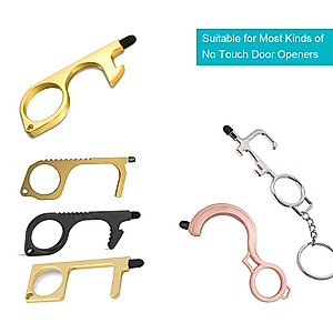 50 Pcs Replacement Stylus Tips for No Touch Door Opener Tools, Capacitive Silicone Rubber Stylus Tips Touch Screen Pens Tips