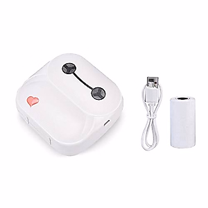1 Pc Pocket Mini Printer Photo Instant Printers Compatible with Android iOS Window Bluetooth Connection